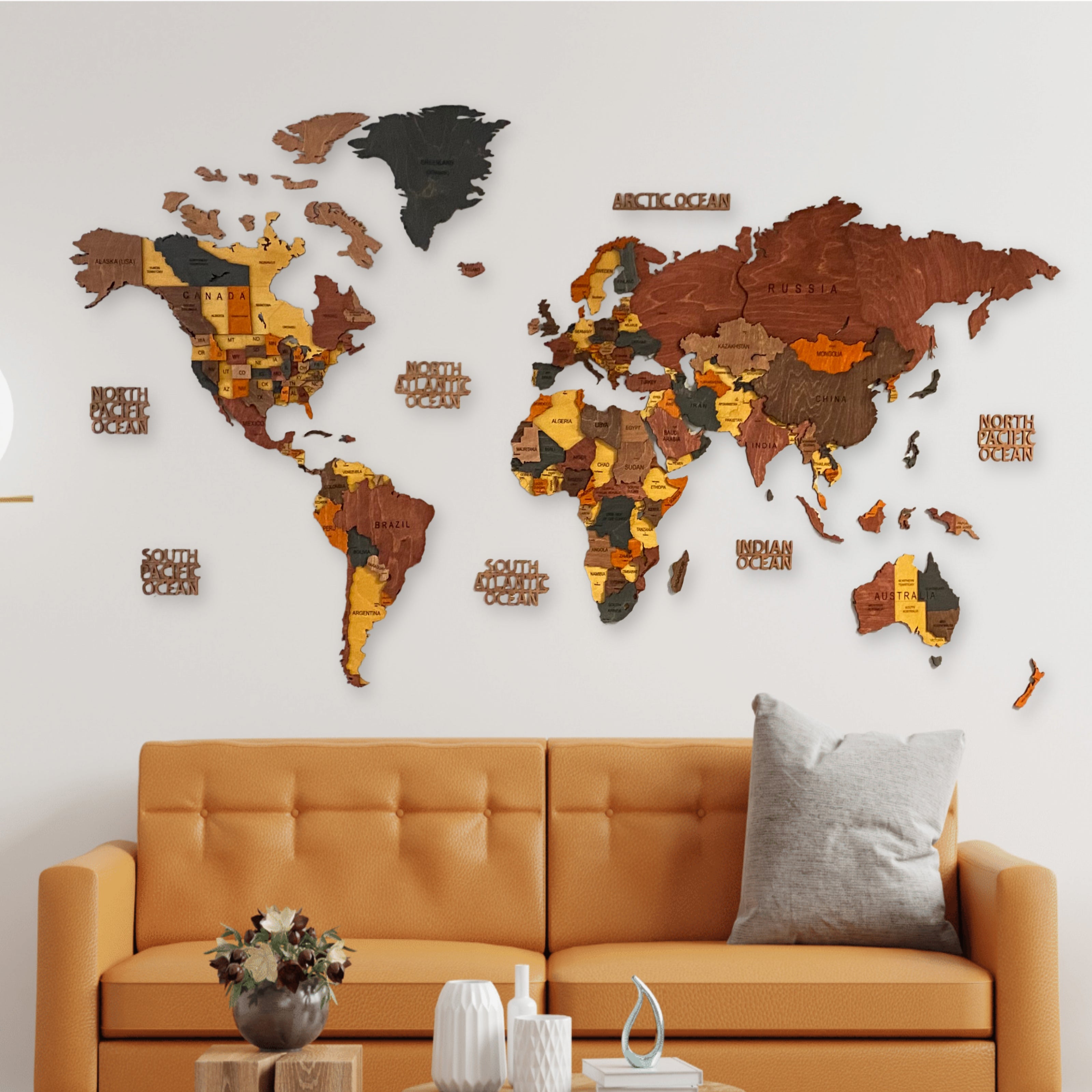 Wooden World Maps , Wooden Maps, Custom wood maps – MapofxGlobal