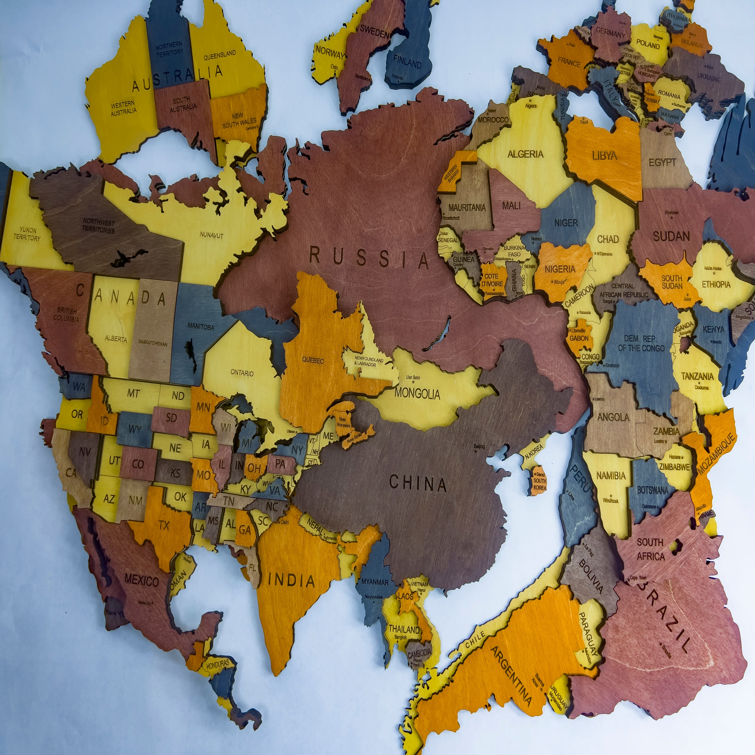 Wooden World Maps , Wooden Maps, Custom wood maps – MapofxGlobal